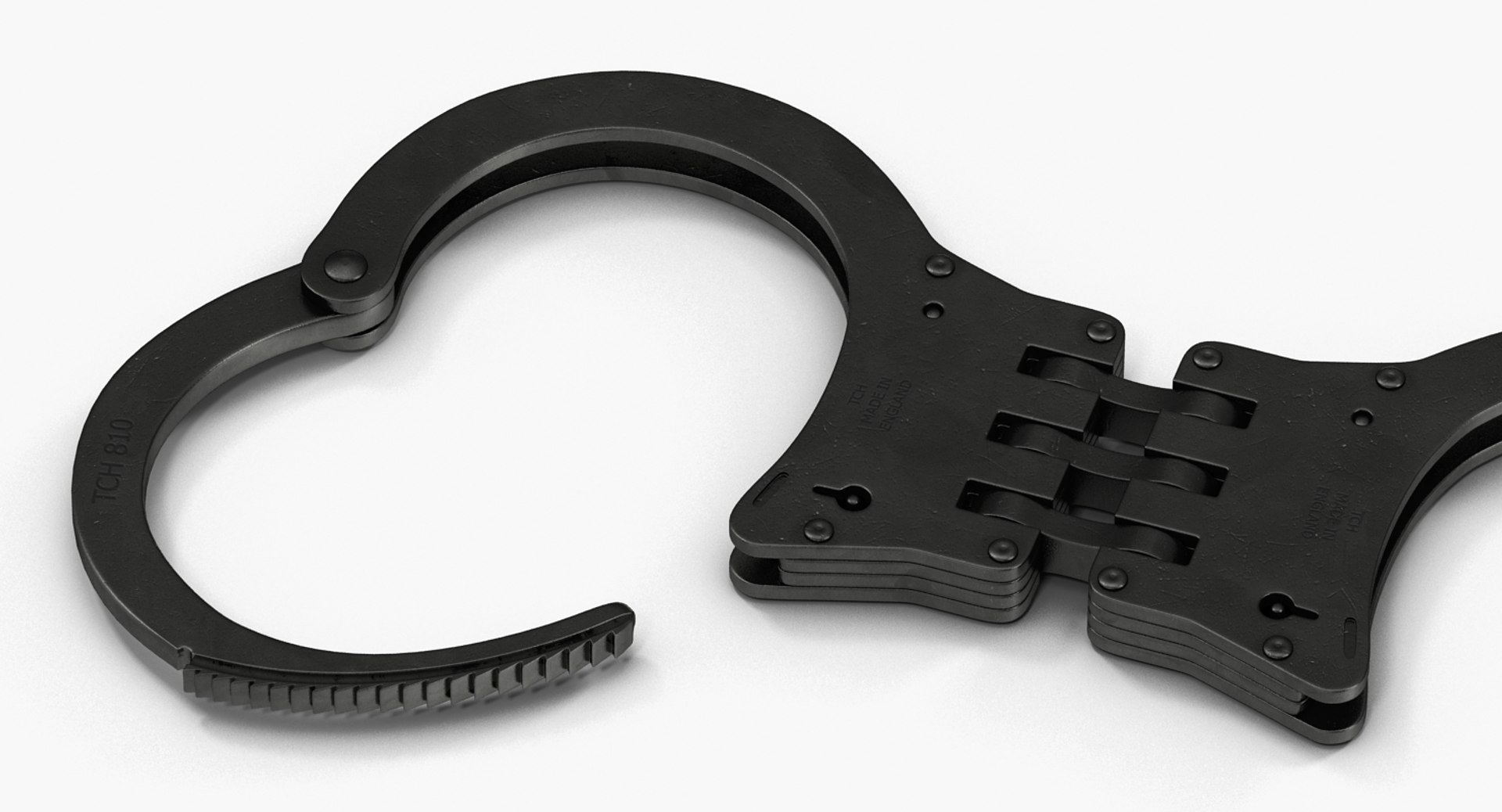 Max Hinged Handcuffs Black