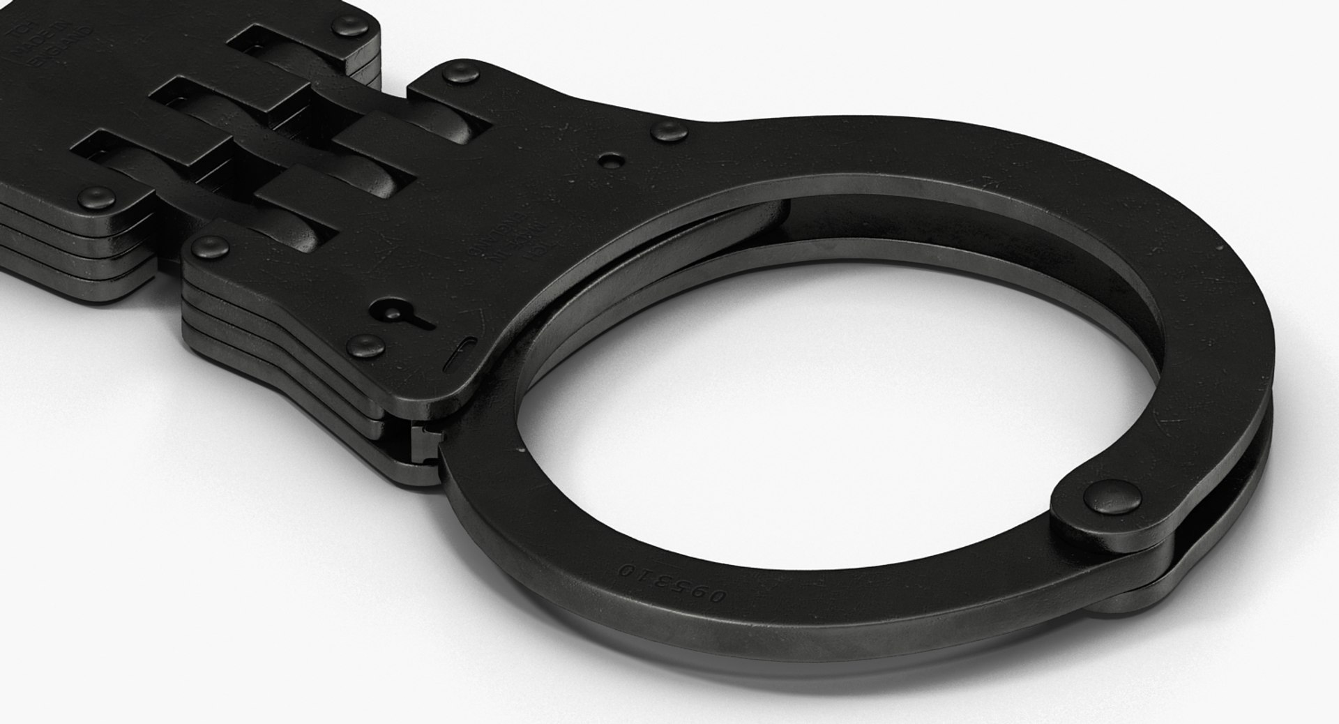 Max Hinged Handcuffs Black