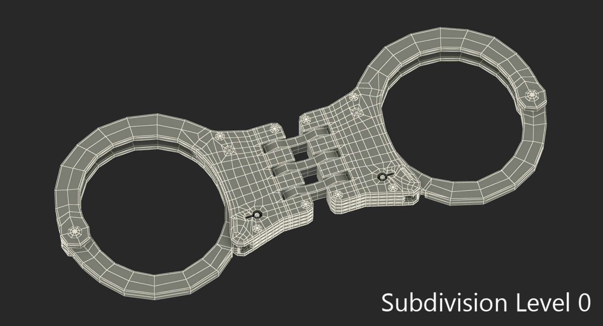 Max Hinged Handcuffs Black