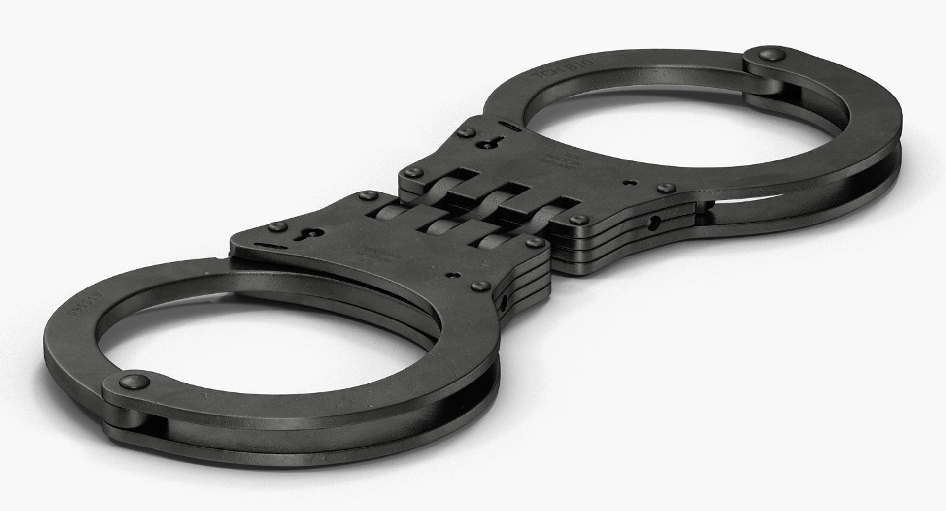 Max Hinged Handcuffs Black