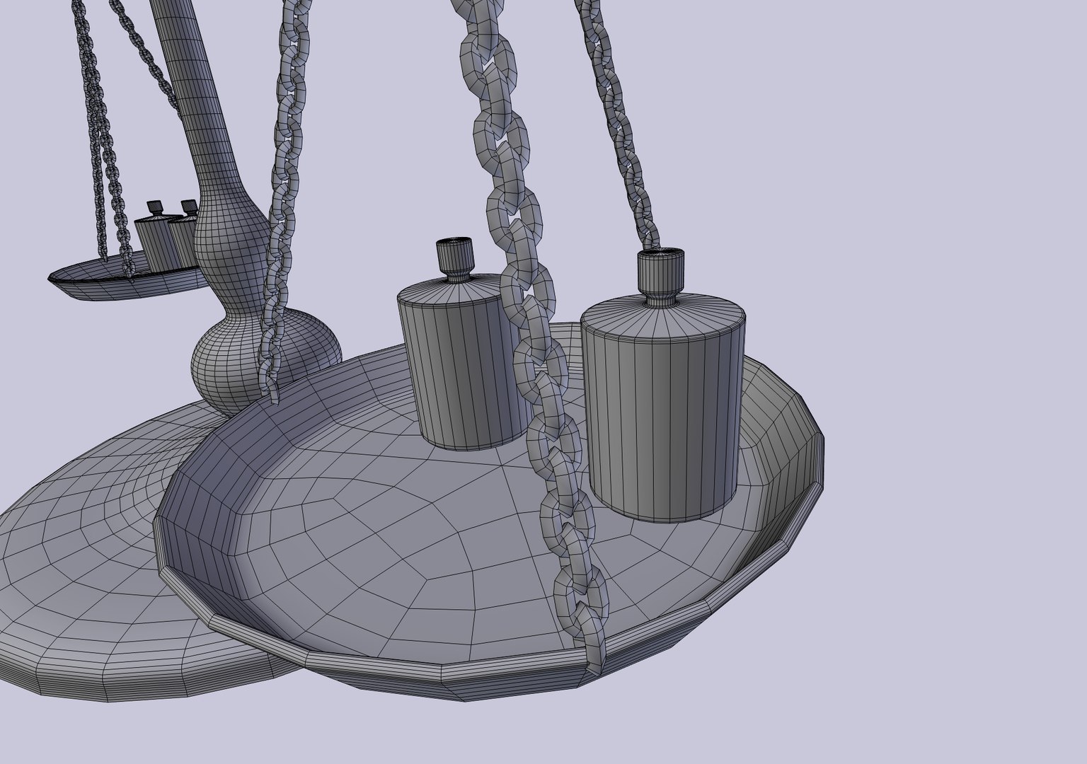 Balance Scale 3d Obj