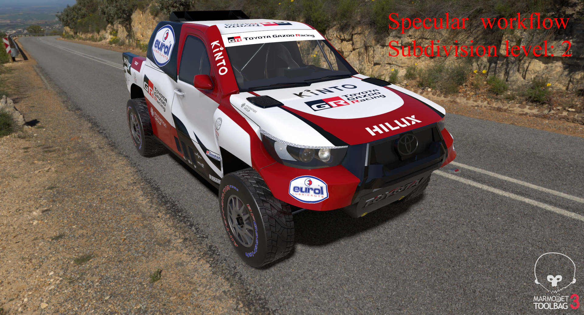 3D toyota hilux dakar - TurboSquid 1680980