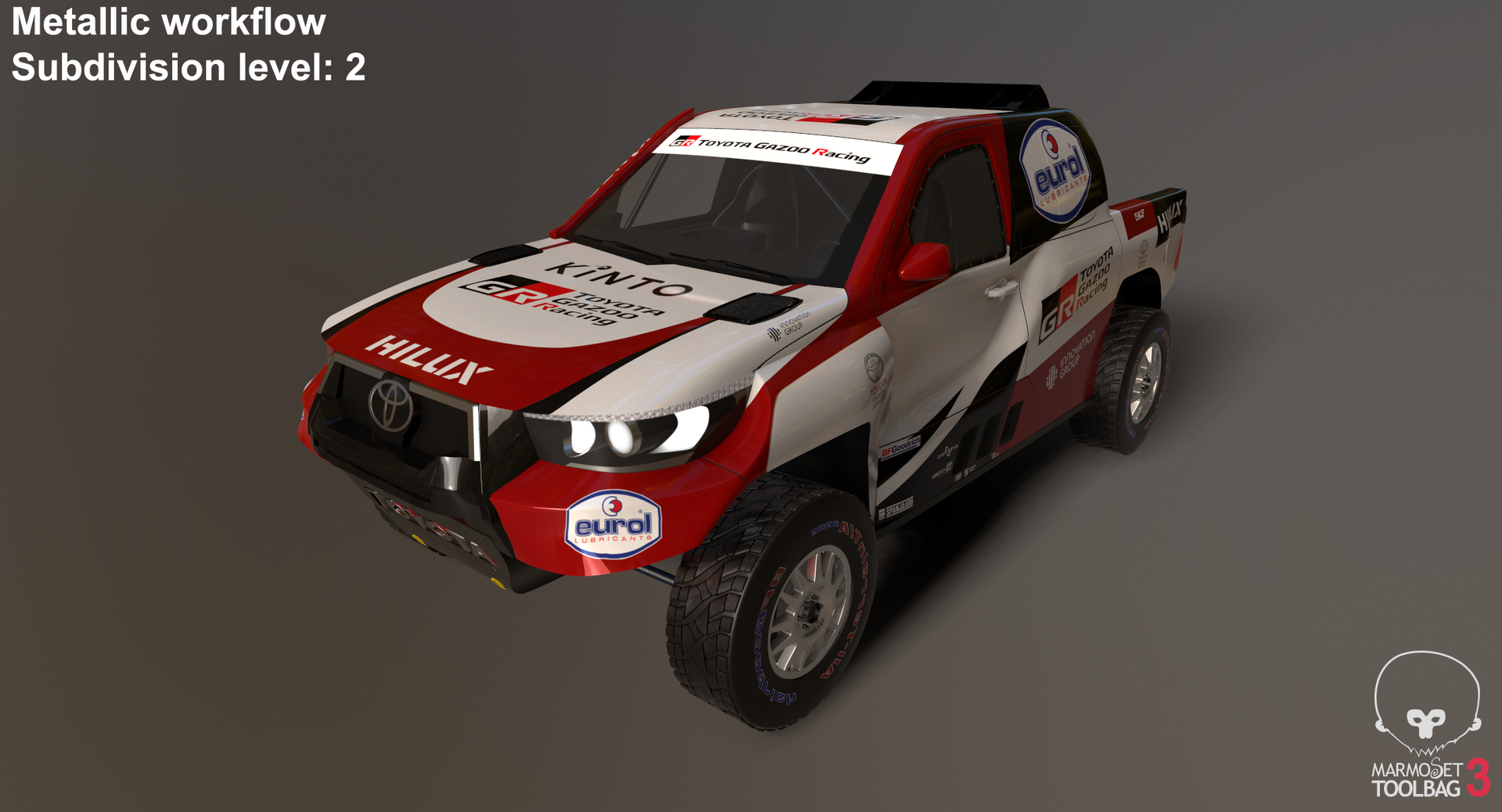 3D toyota hilux dakar - TurboSquid 1680980