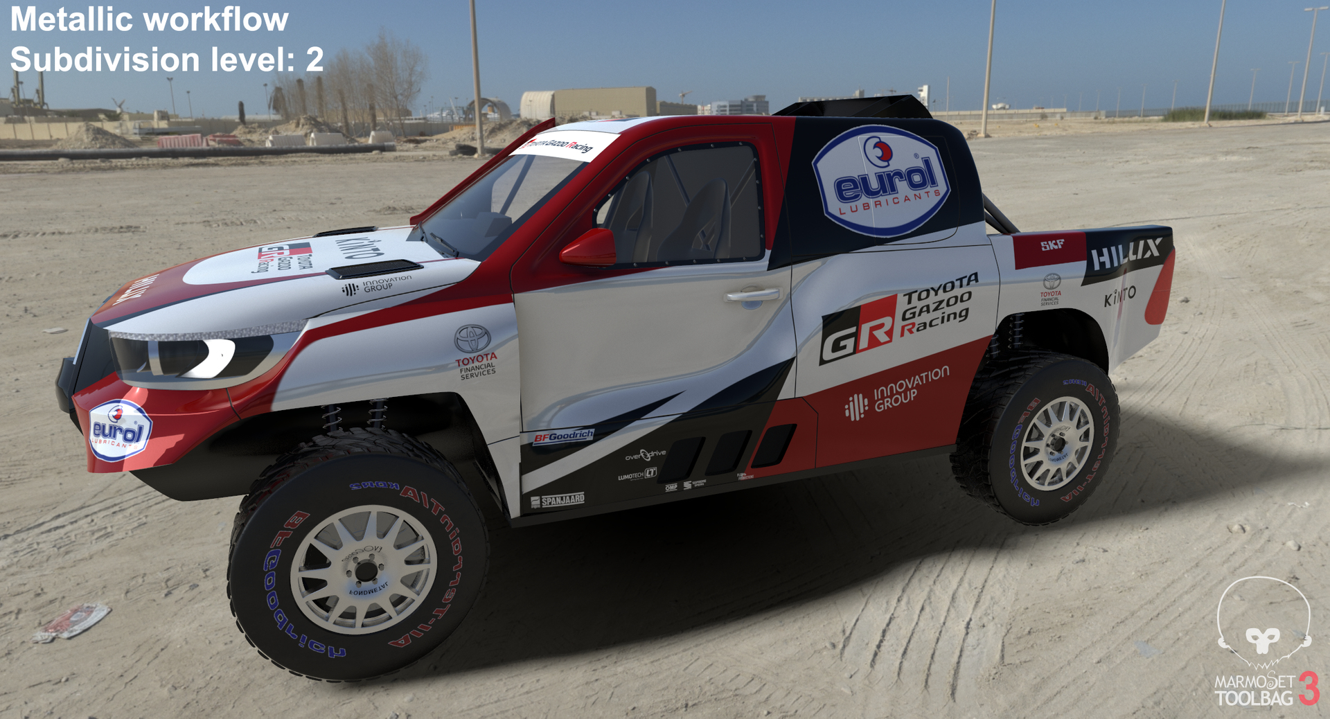 3D toyota hilux dakar - TurboSquid 1680980