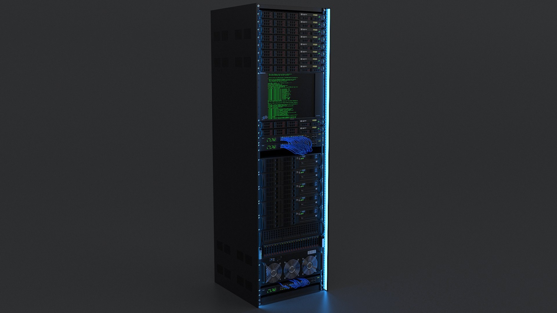 3D Model Server Rack - TurboSquid 1650864