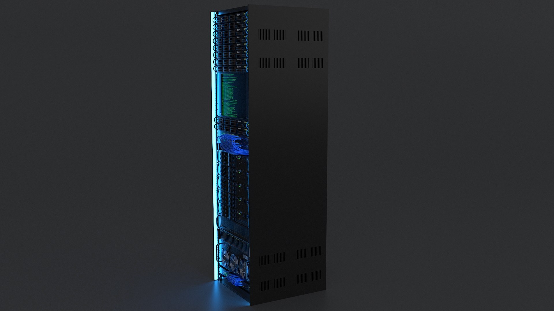 3D Model Server Rack - TurboSquid 1650864