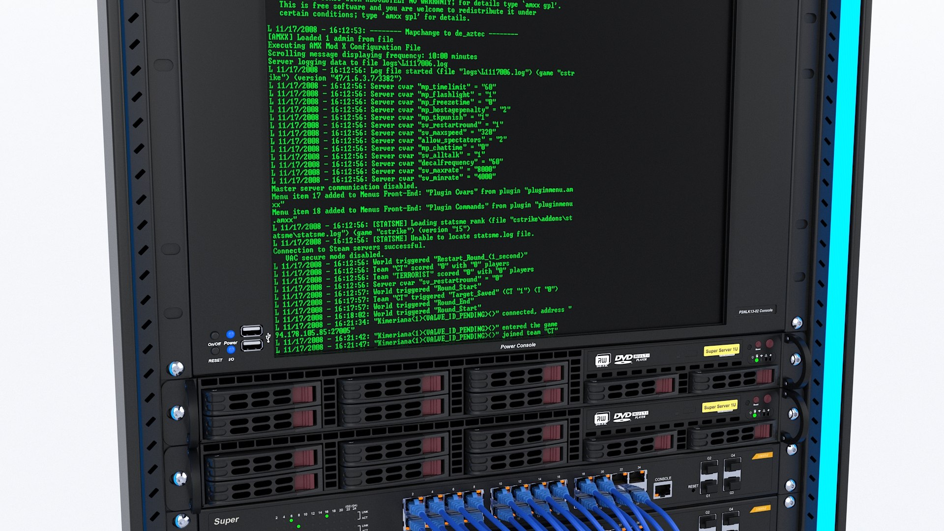 3D Model Server Rack - TurboSquid 1650864