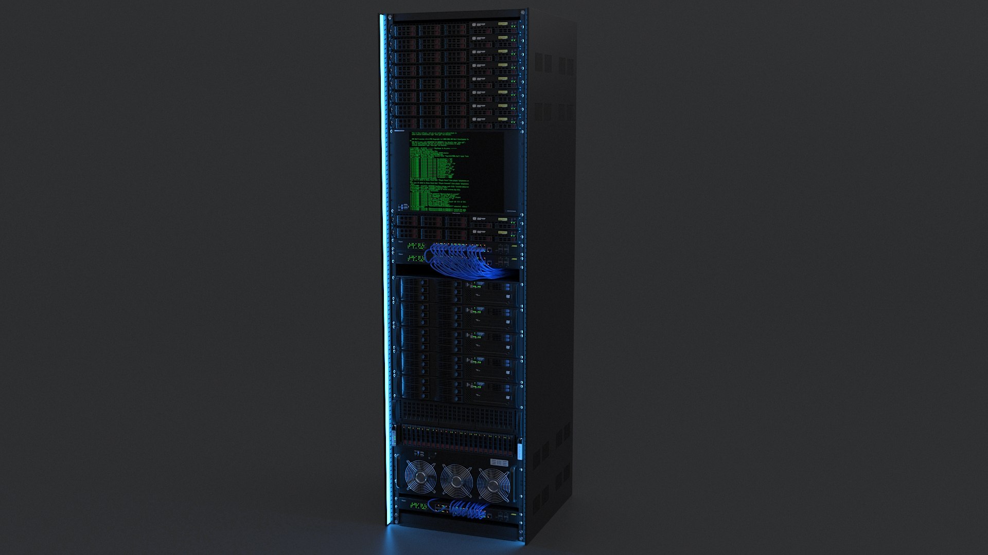 3D Model Server Rack - TurboSquid 1650864