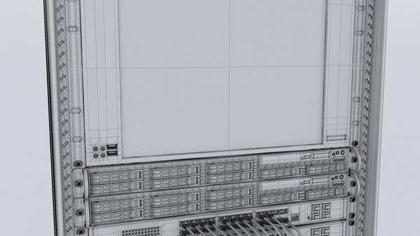 modelo 3d Rack de servidores - TurboSquid 1650864