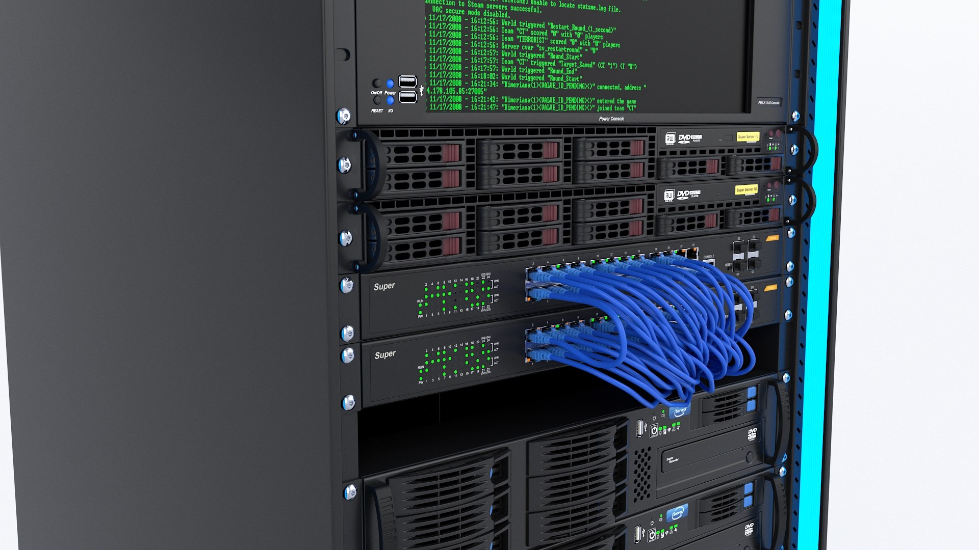 3D Model Server Rack - TurboSquid 1650864