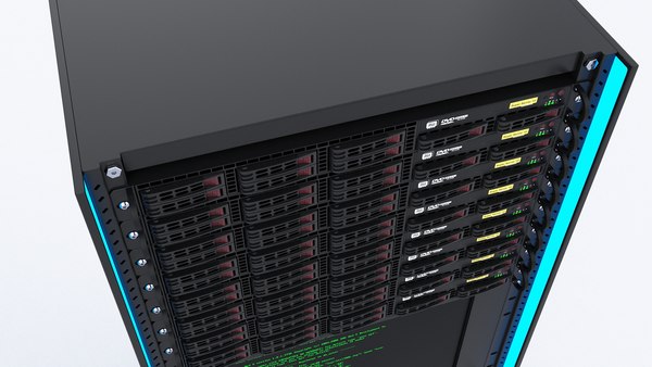 modelo 3d Rack de servidores - TurboSquid 1650864