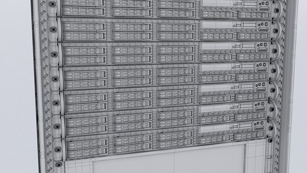modelo 3d Rack de servidores - TurboSquid 1650864