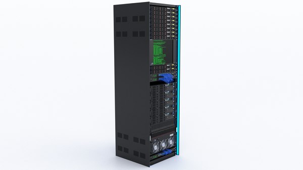 modelo 3d Rack de servidores - TurboSquid 1650864