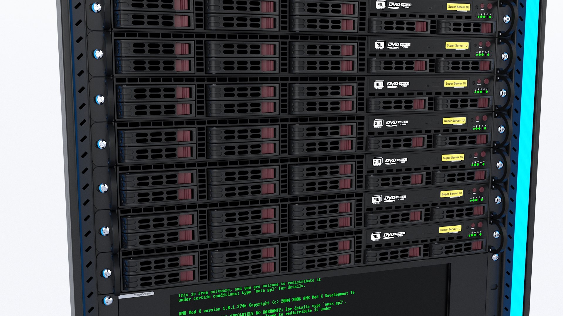 3D Model Server Rack - TurboSquid 1650864