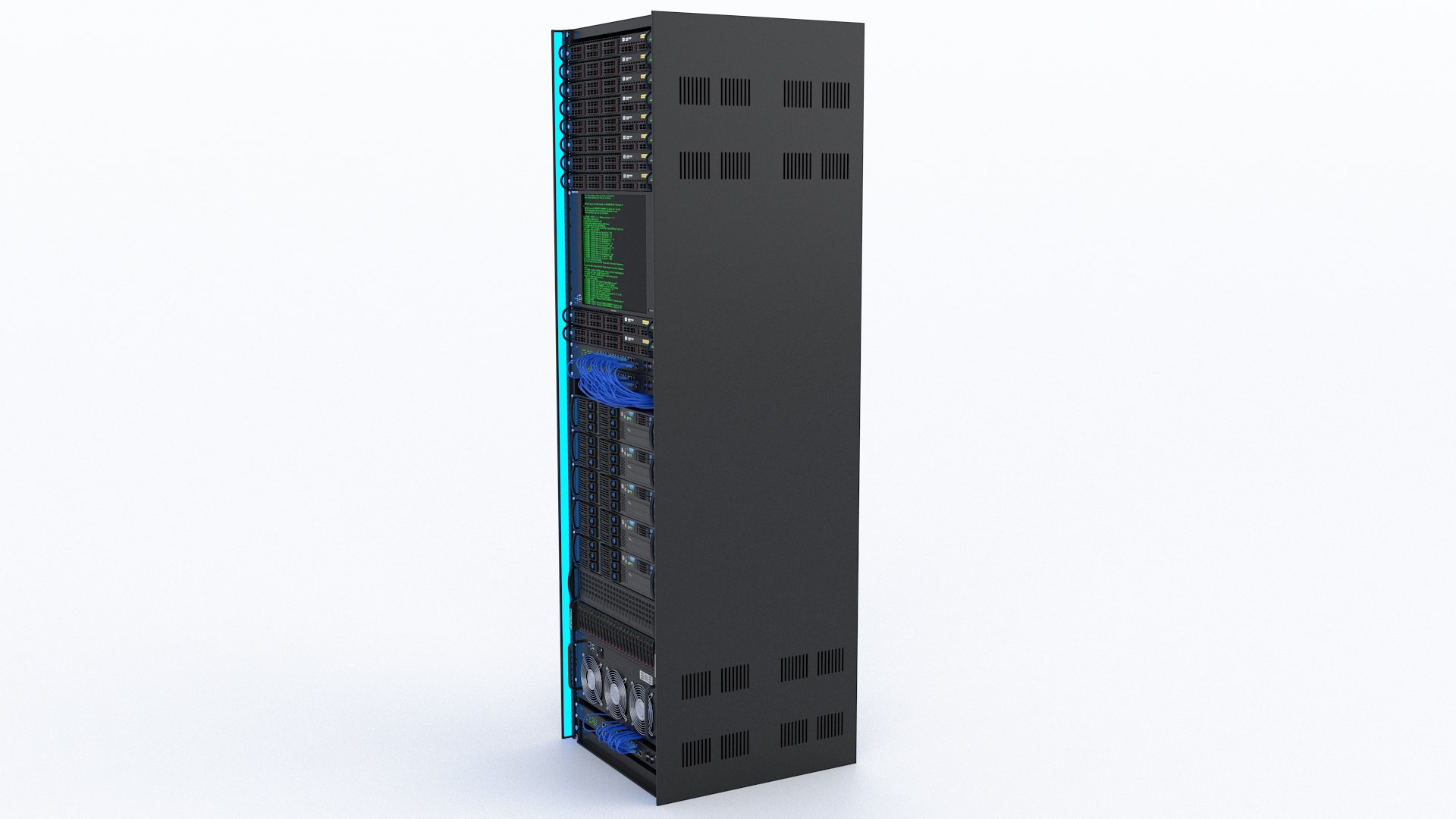 3D model server rack - TurboSquid 1650864