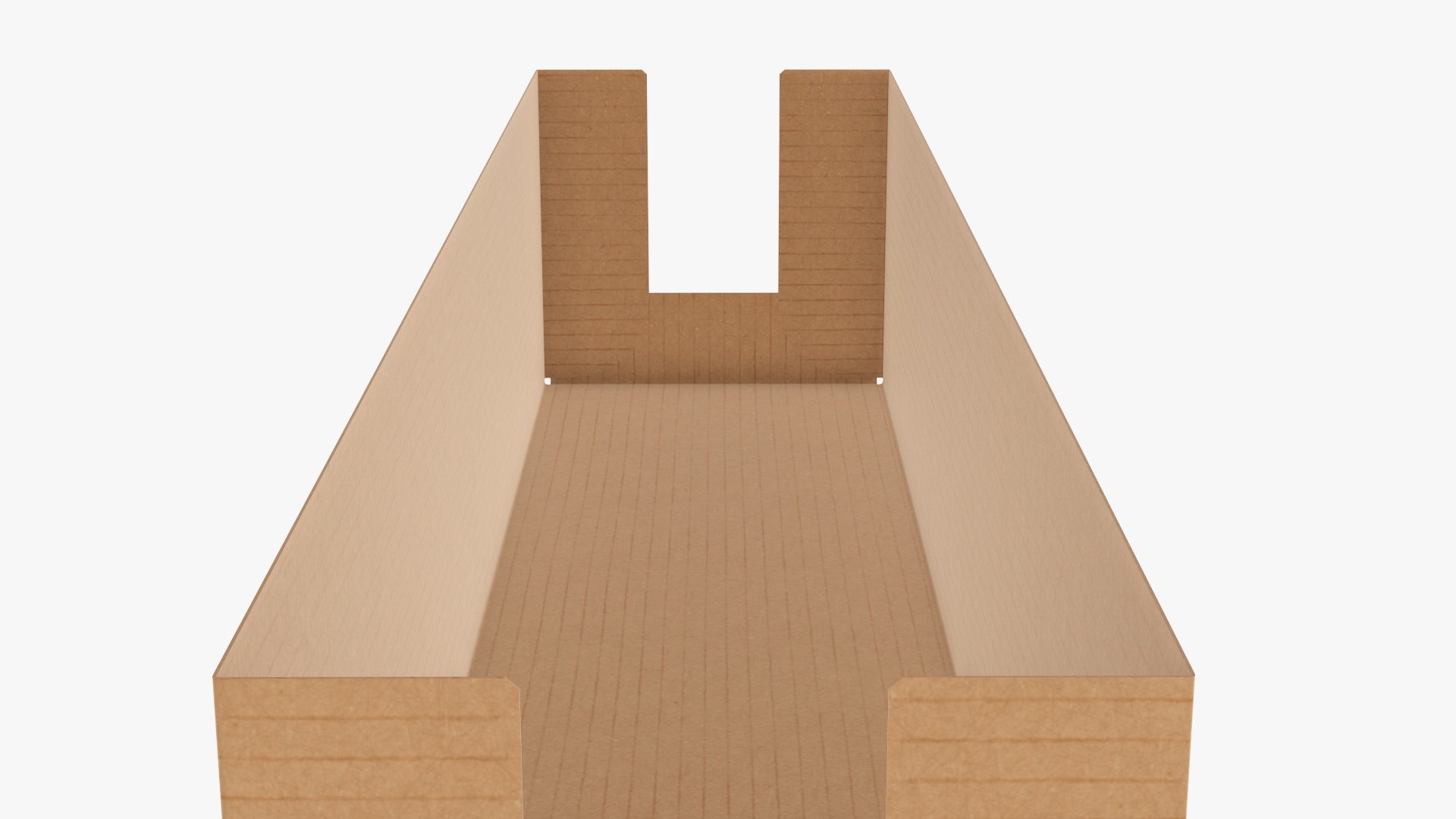 Cardboard Long Box 3D Model - TurboSquid 1592904