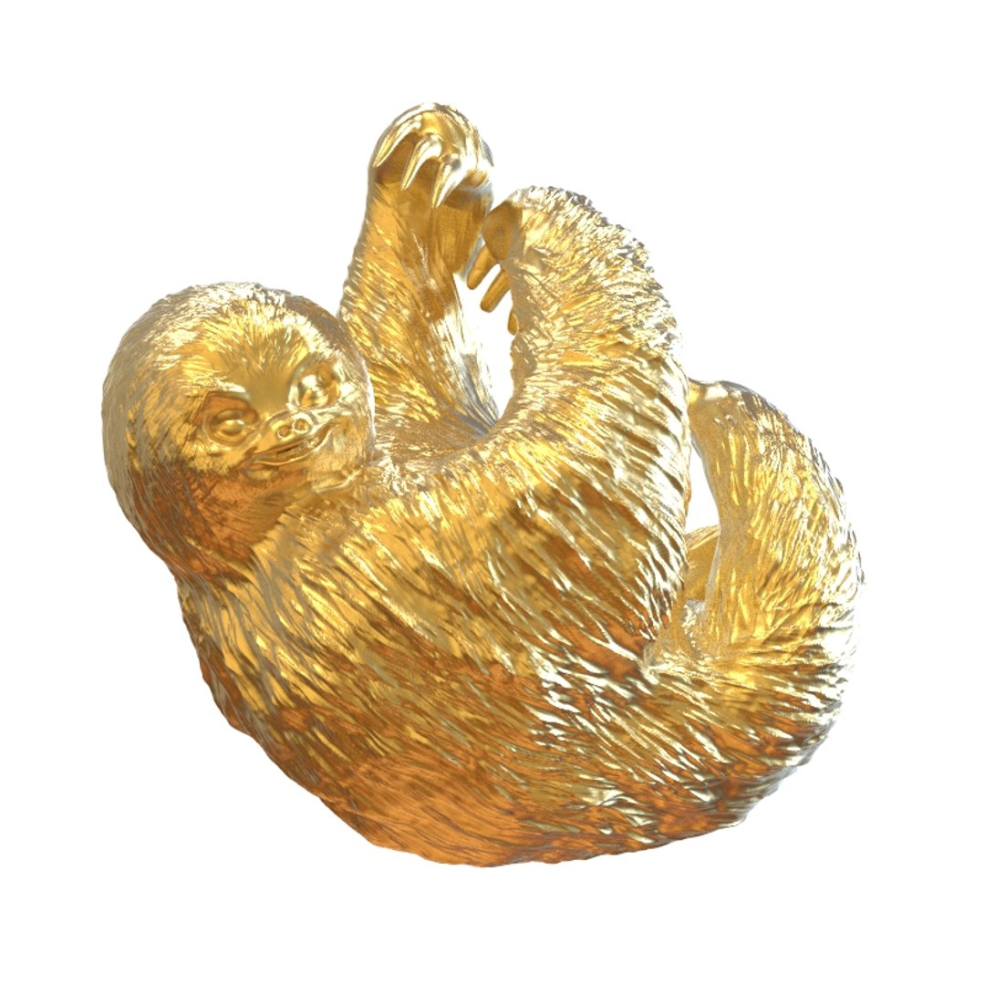 3d Sloth Animal Cute