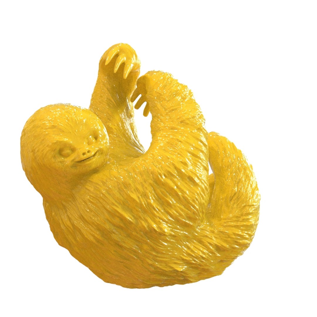 3d Sloth Animal Cute