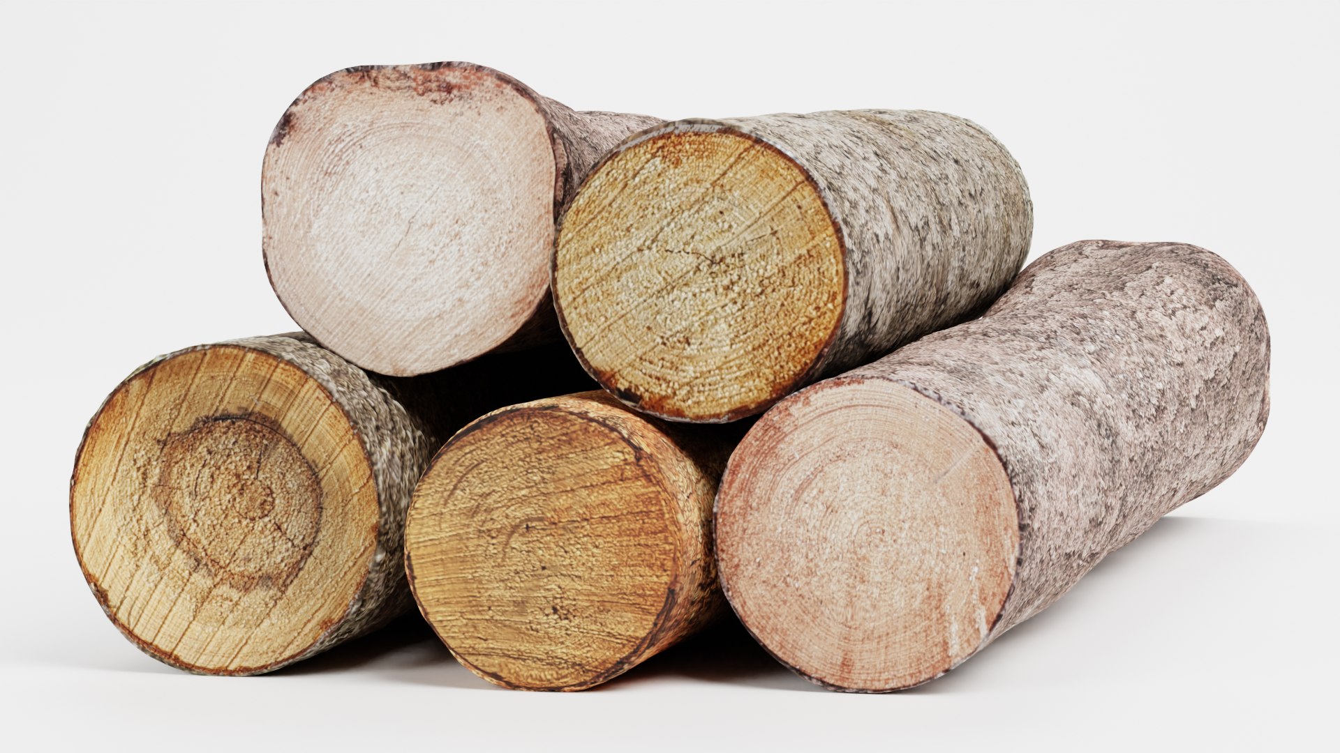 3D Model Tree Logs 1 - TurboSquid 1875475