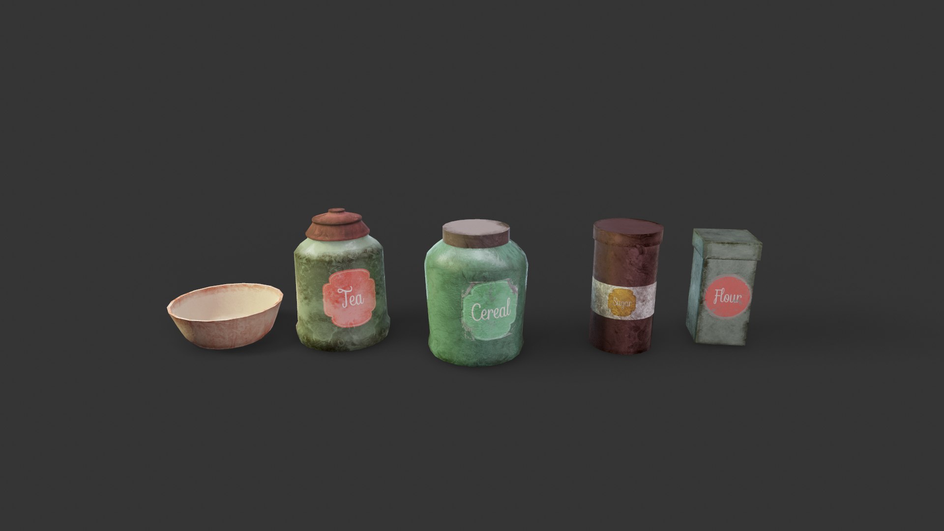 3D Jars Model - TurboSquid 1810888
