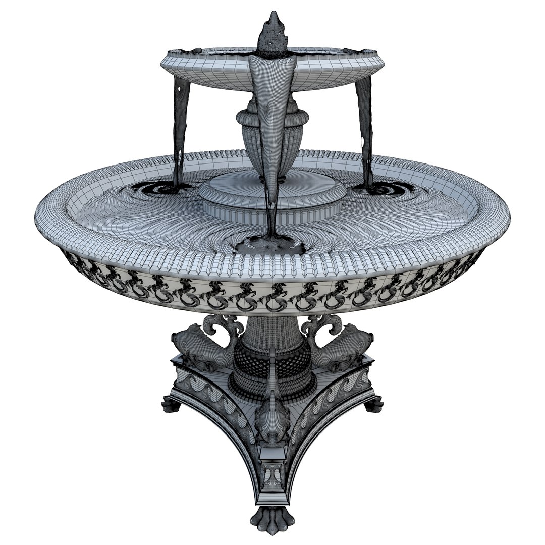 Erskine Memorial Fountain 3D Model - TurboSquid 2082180