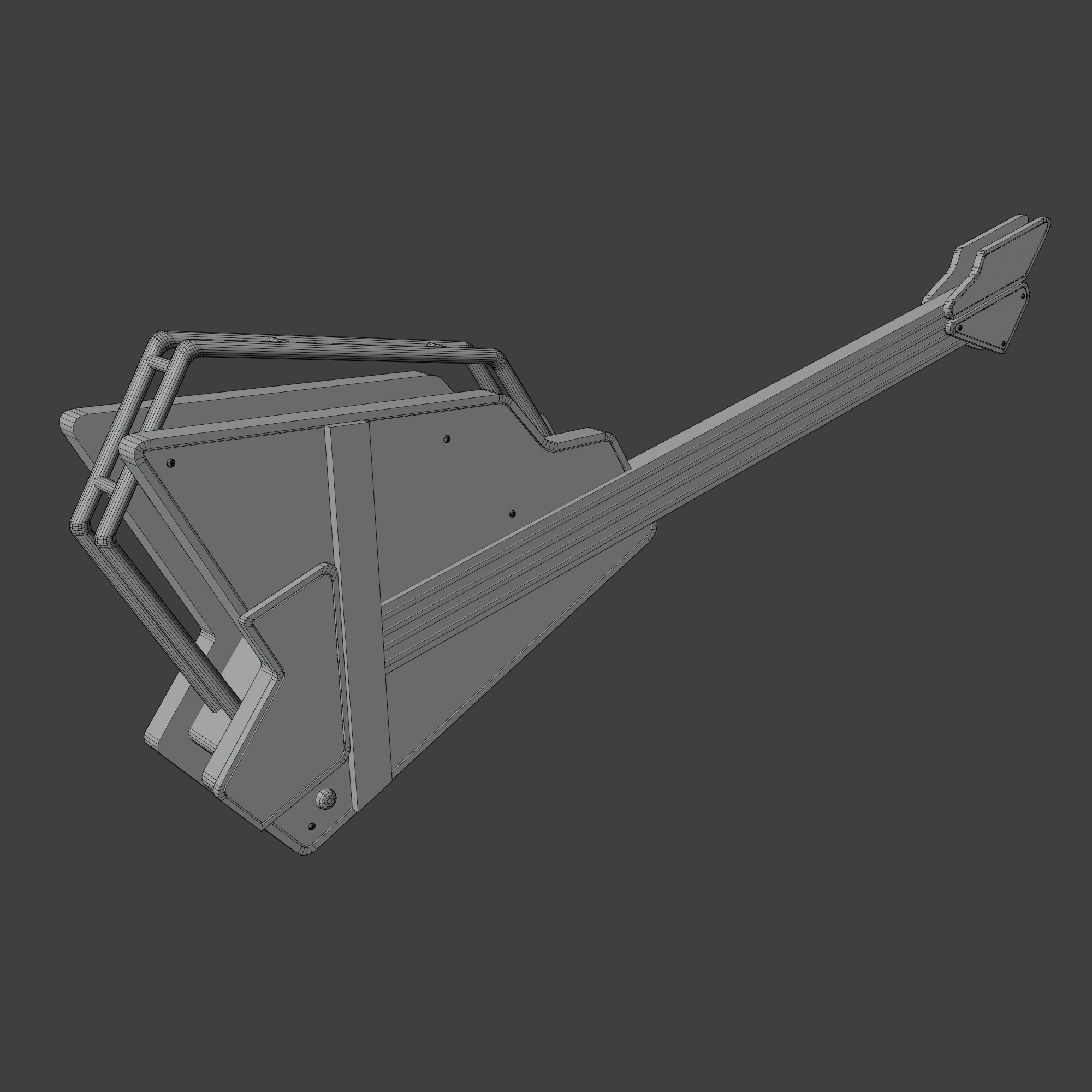 Sci-Fi Guitar 3D model - TurboSquid 1802166