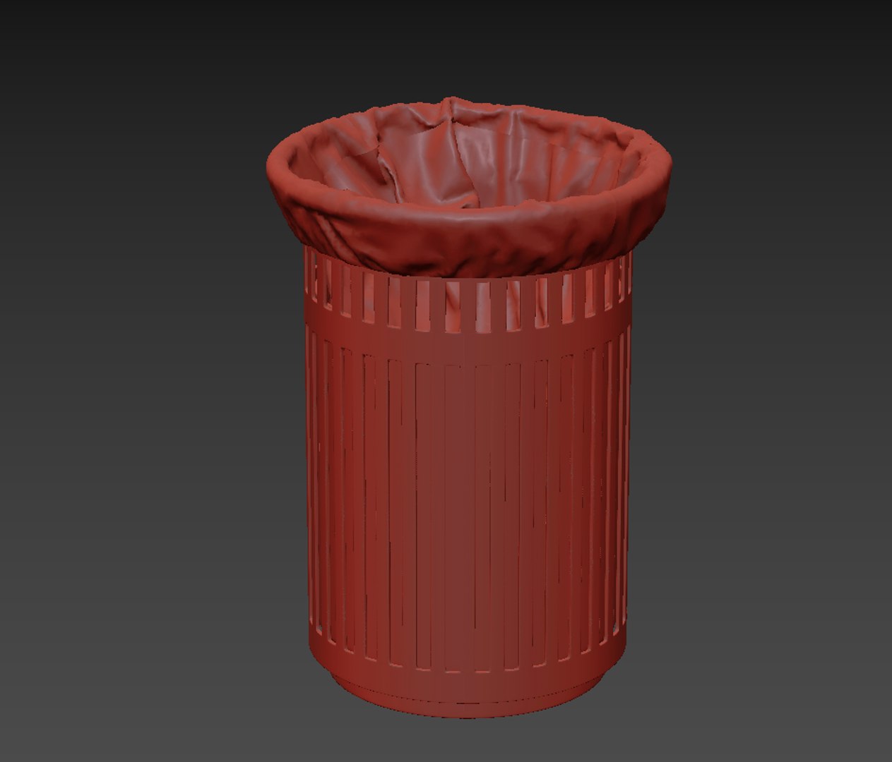 Realistic Trash Bin 3D Model - TurboSquid 1379175