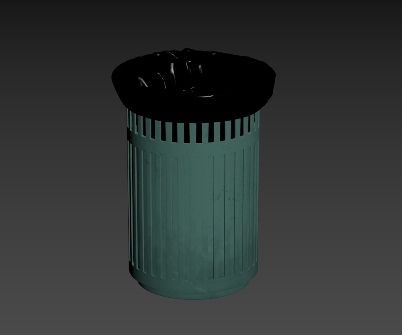 Realistic Trash Bin 3D Model - TurboSquid 1379175