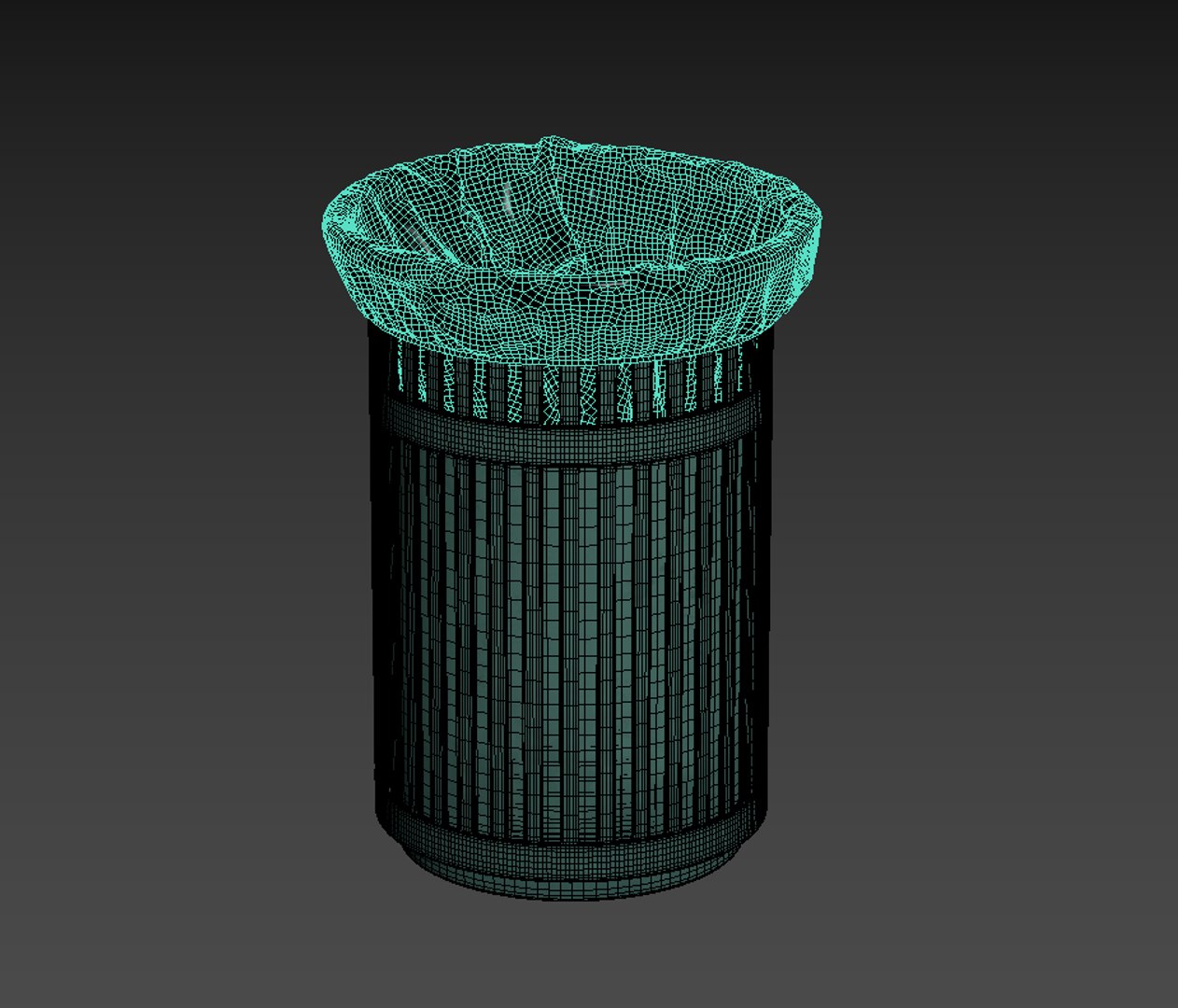 Realistic Trash Bin 3D Model - TurboSquid 1379175