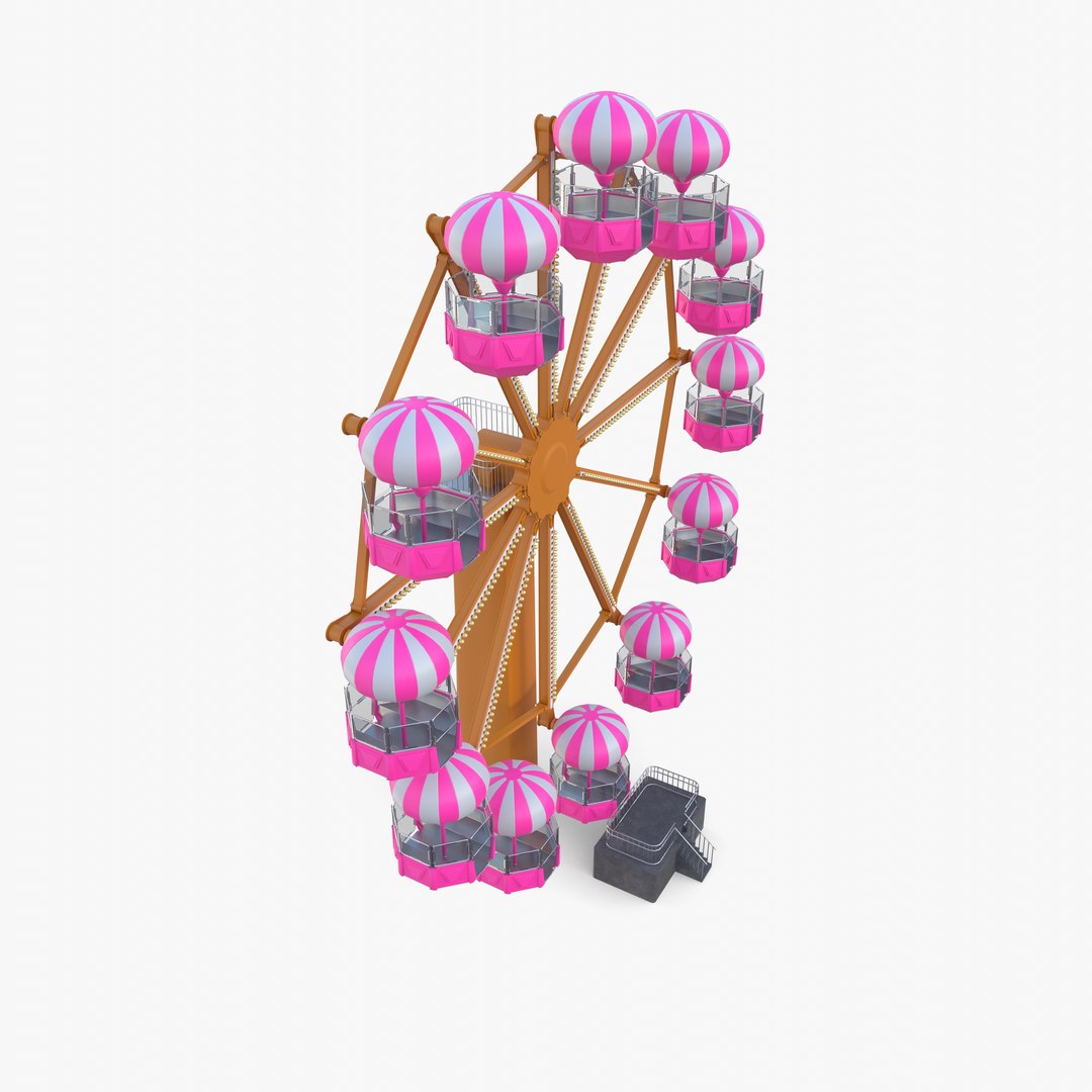 Ferris Wheel V3 3D Model - TurboSquid 2065234