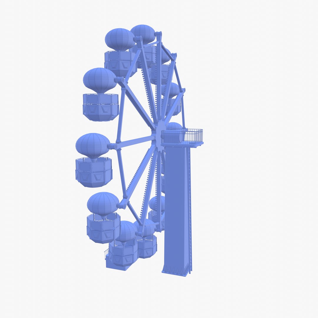 Ferris Wheel V3 3D Model - TurboSquid 2065234