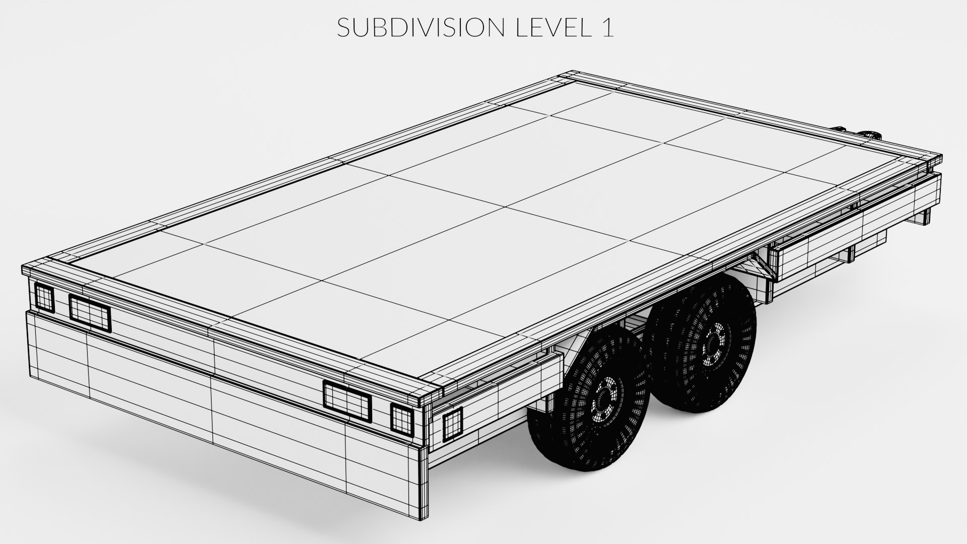 3D Trailer Tiny Model - TurboSquid 2118795