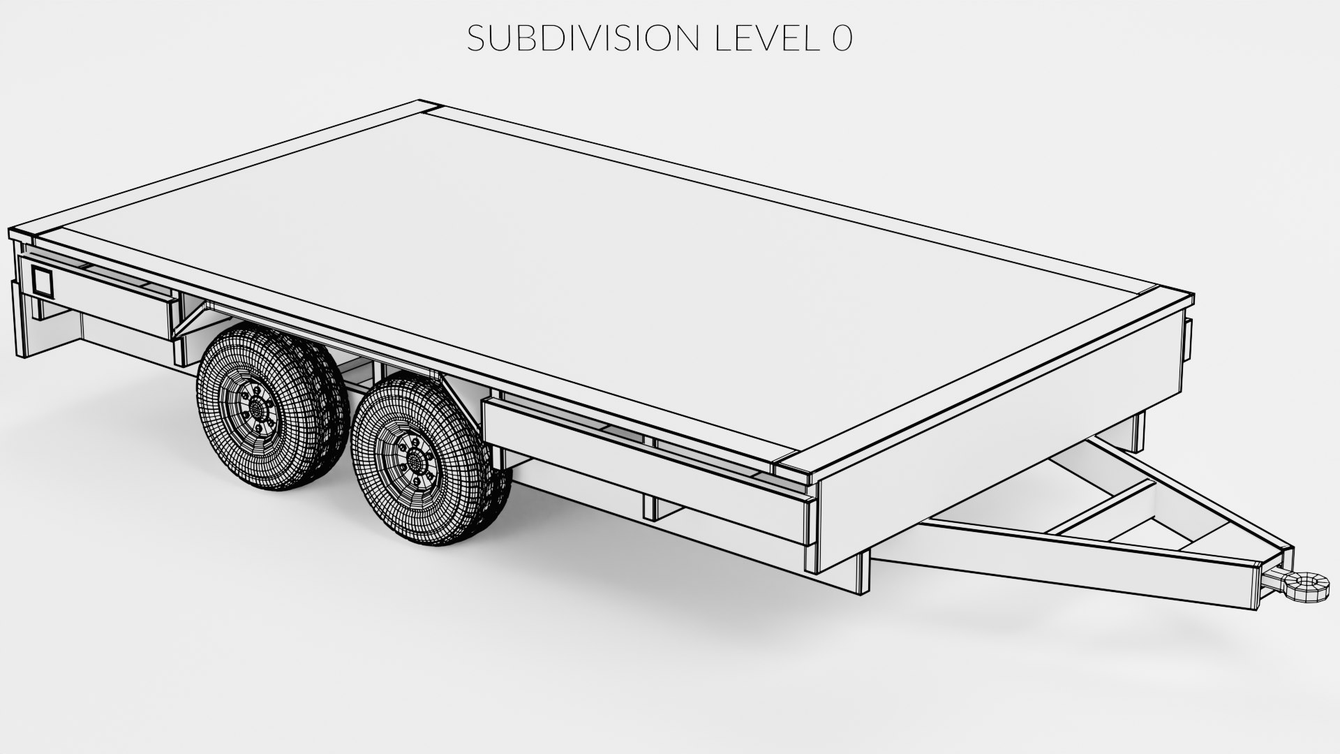 3D Trailer Tiny Model - TurboSquid 2118795