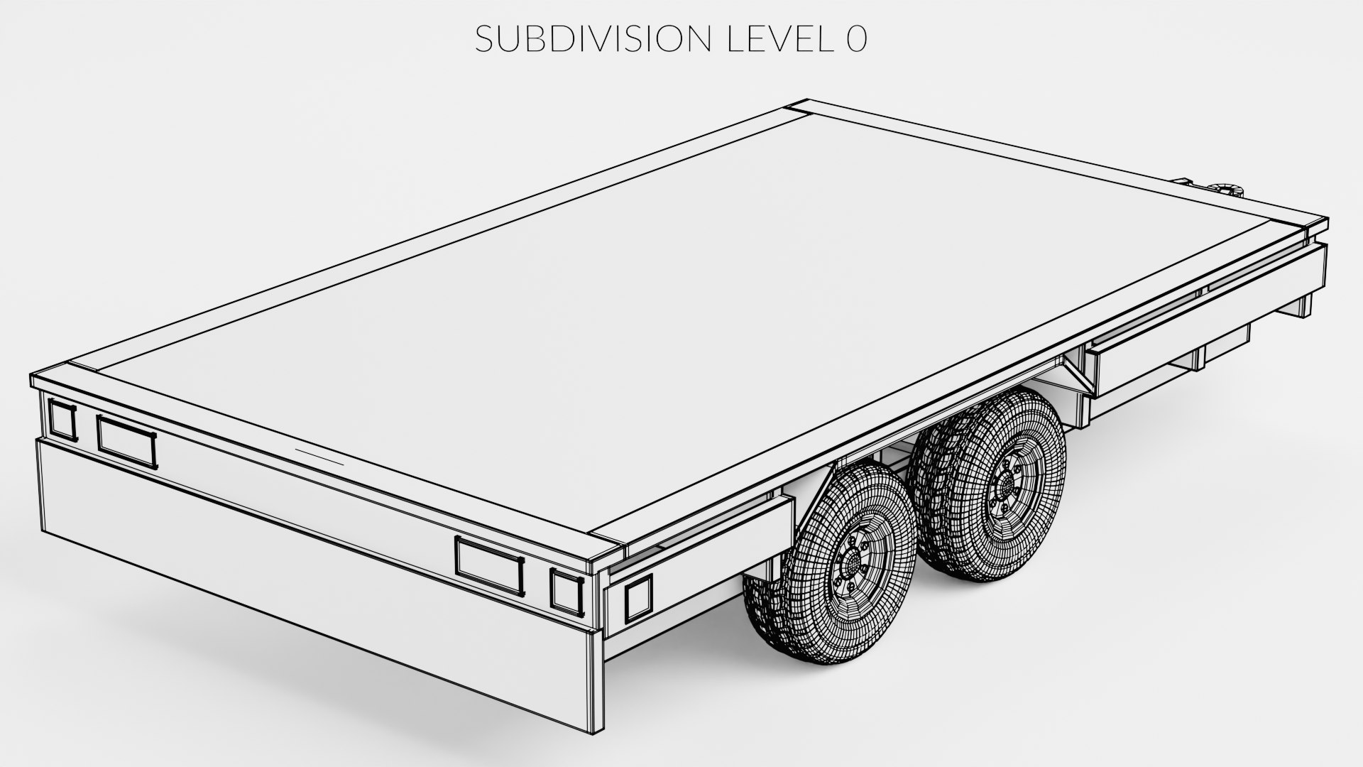 3D Trailer Tiny Model - TurboSquid 2118795