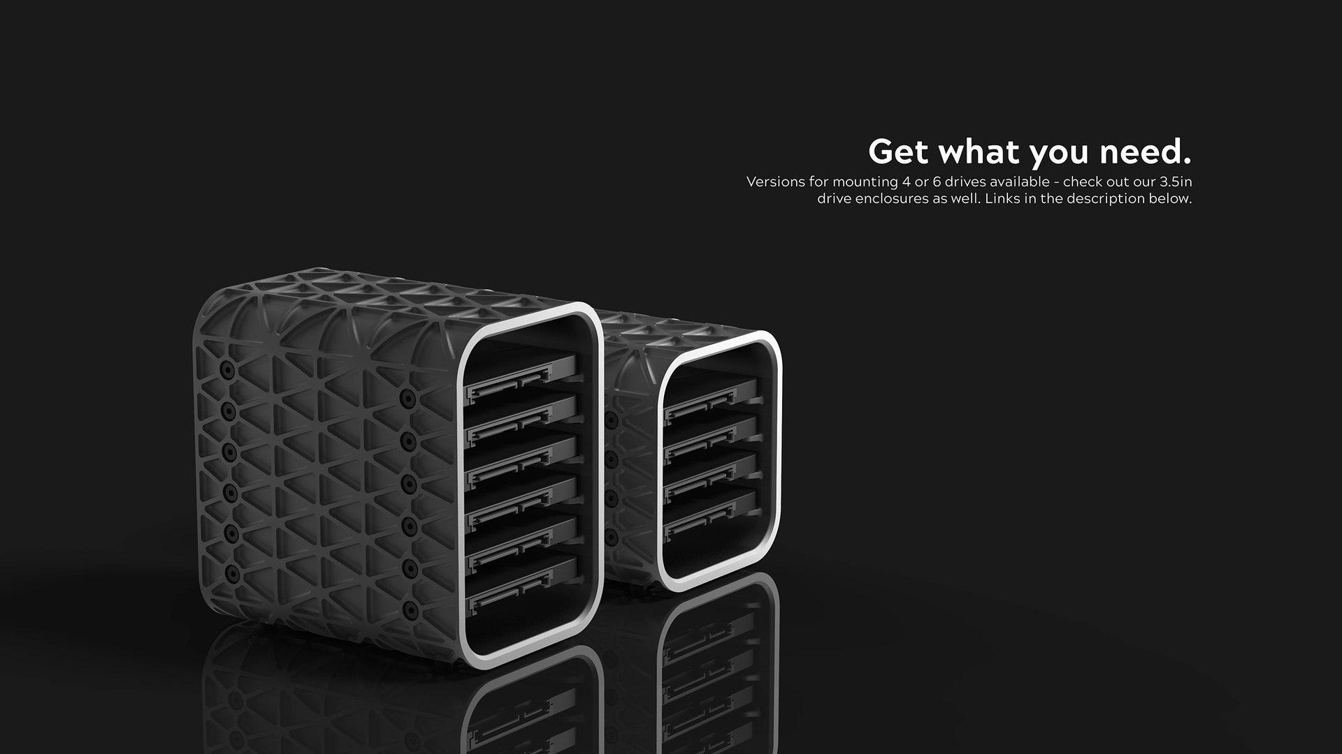 Aero Space Hard Drive Enclosure - SSD - 4 Drive 3D - TurboSquid 1956615