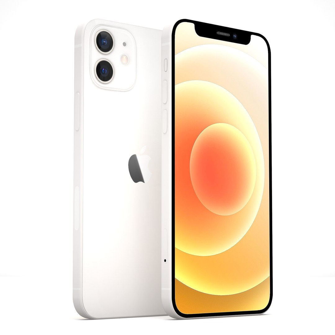 modelo 3d Apple iPhone 12 White - TurboSquid 2045117