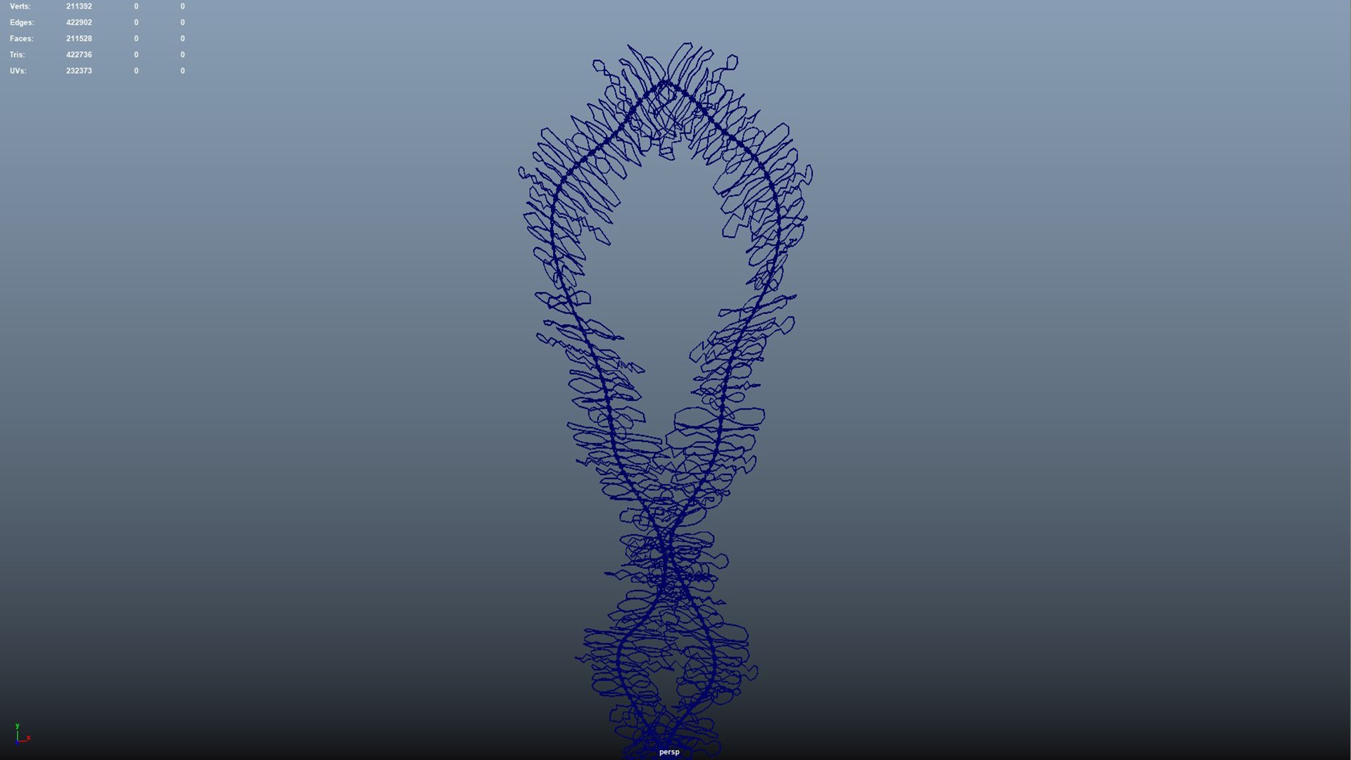 Lampbrush Chromosomes Model - TurboSquid 2210551