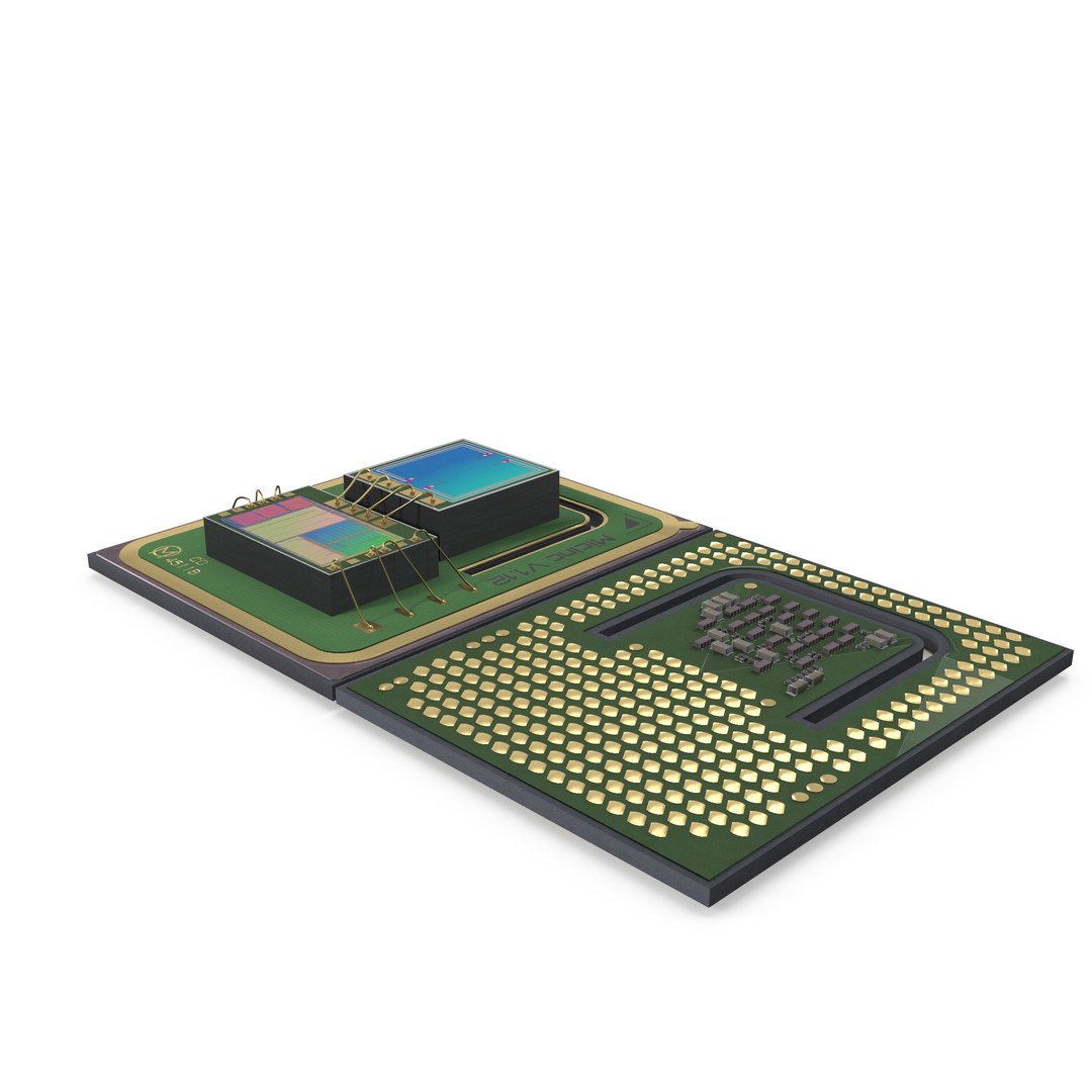 Scalped Microchip 3D Model - TurboSquid 2243274