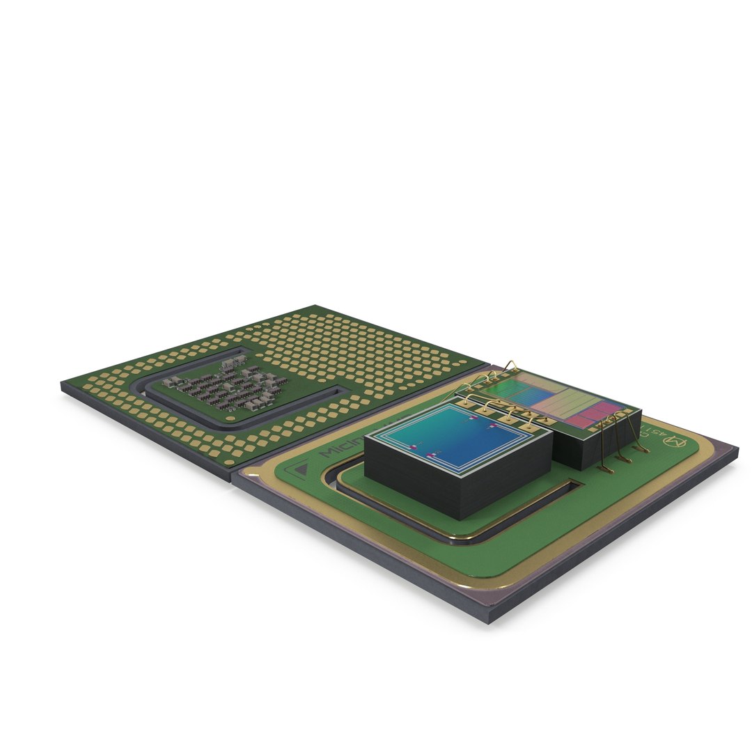 Scalped Microchip 3d Model Turbosquid 2243274