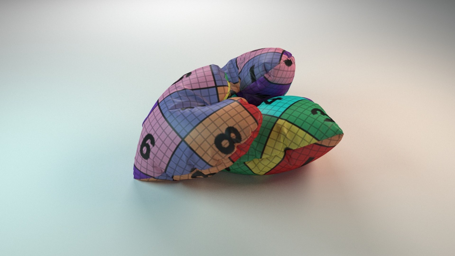 3D Pillows - TurboSquid 1525131