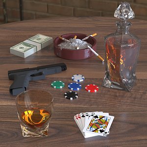 playing card 3d texture