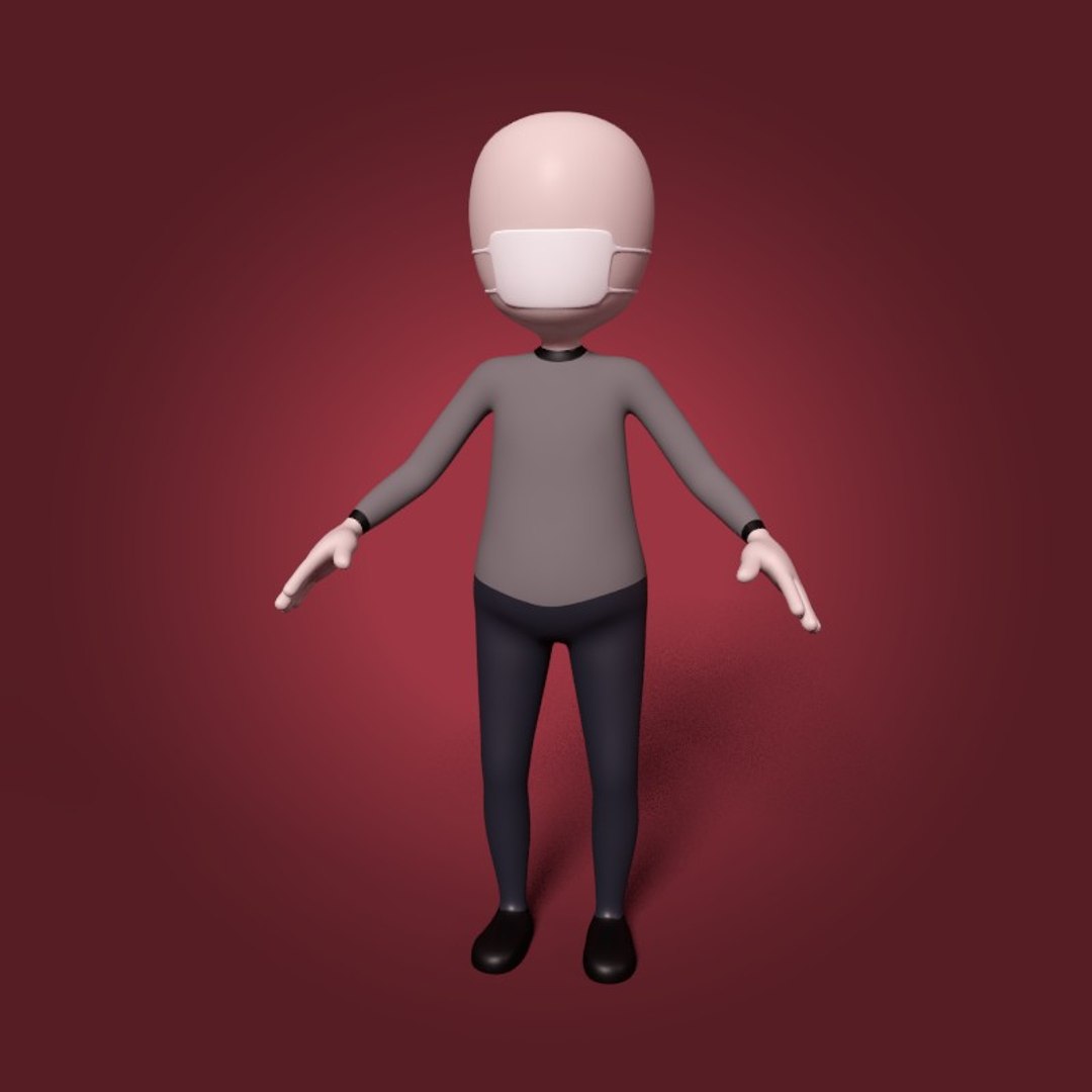 Cartoon Patient 3D Model - TurboSquid 1395472