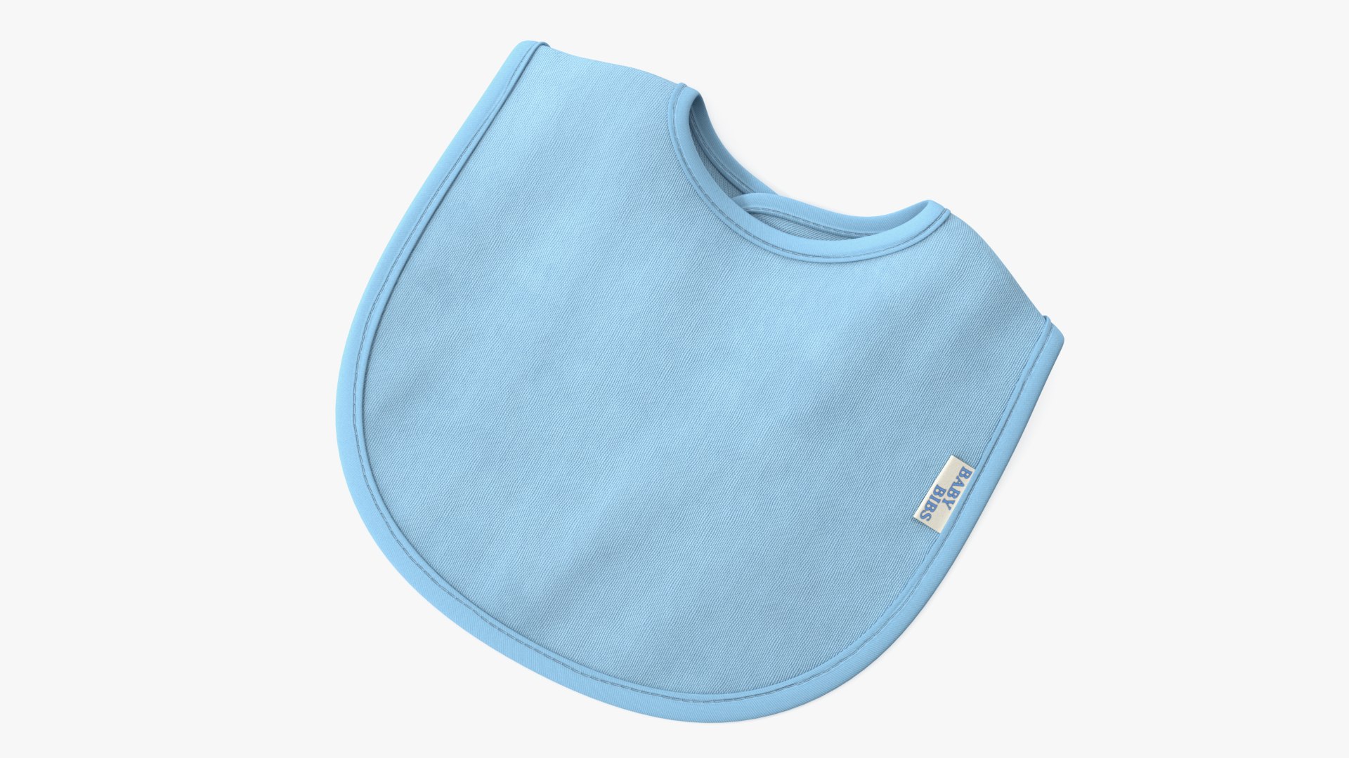 3D Blue Baby Bib - TurboSquid 2113801