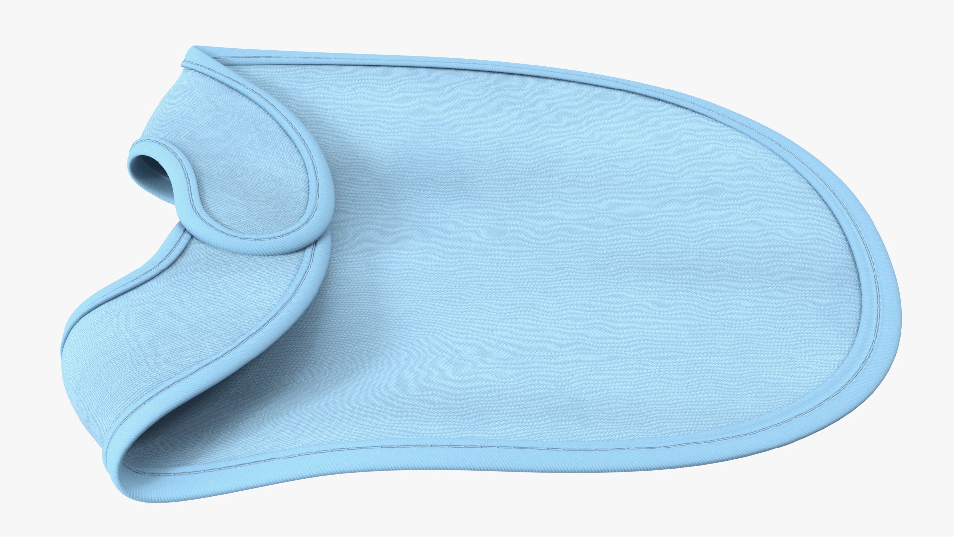 3D Blue Baby Bib - TurboSquid 2113801