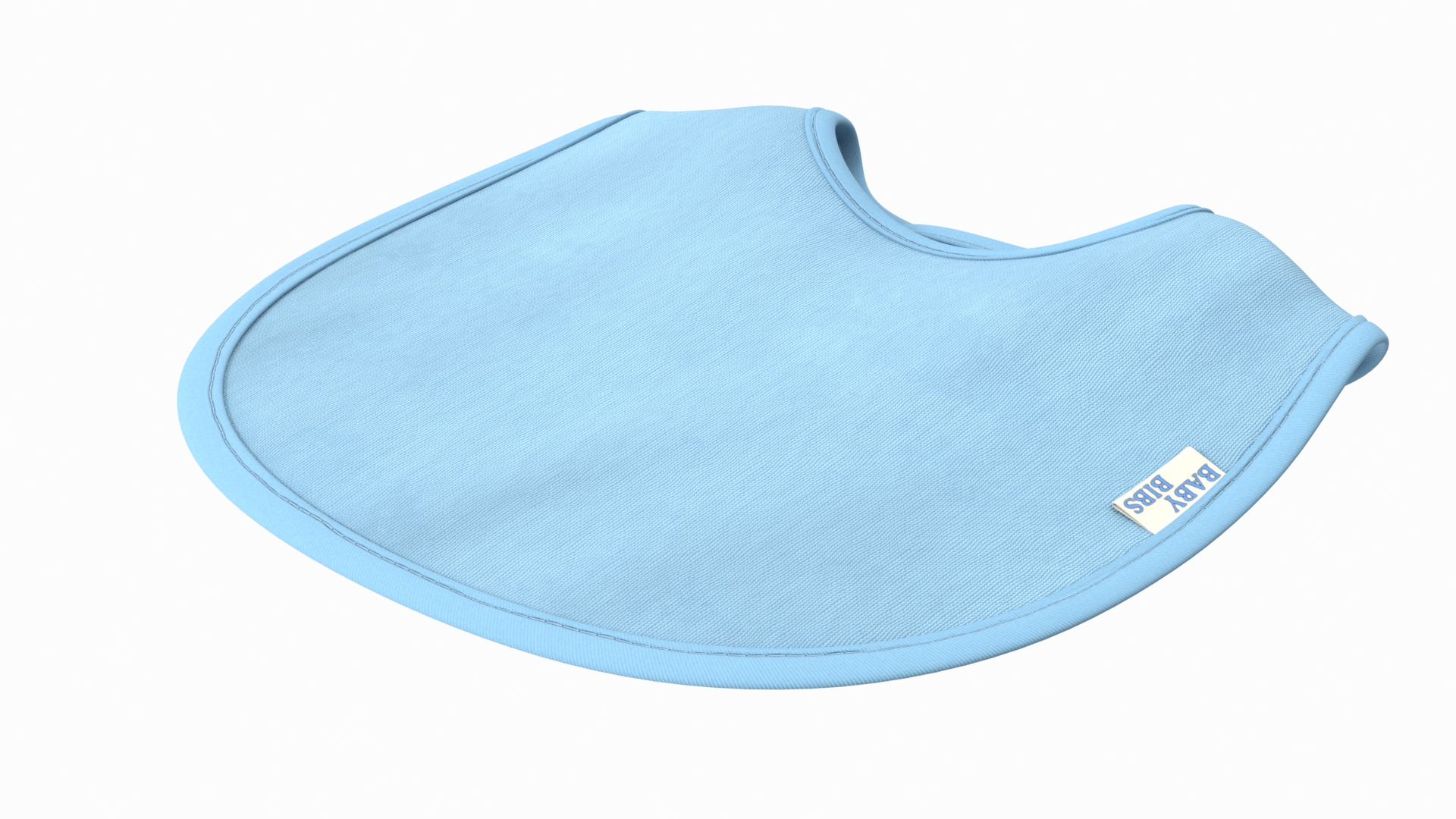 3D Blue Baby Bib - TurboSquid 2113801