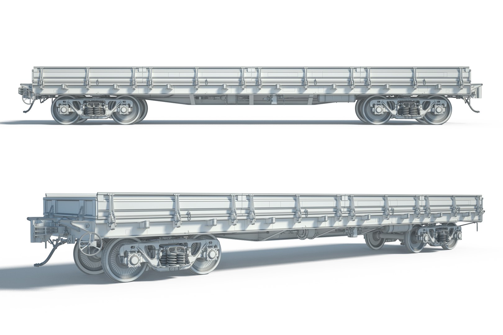 Train Car Platform Model 13-4012 Model - TurboSquid 1722682