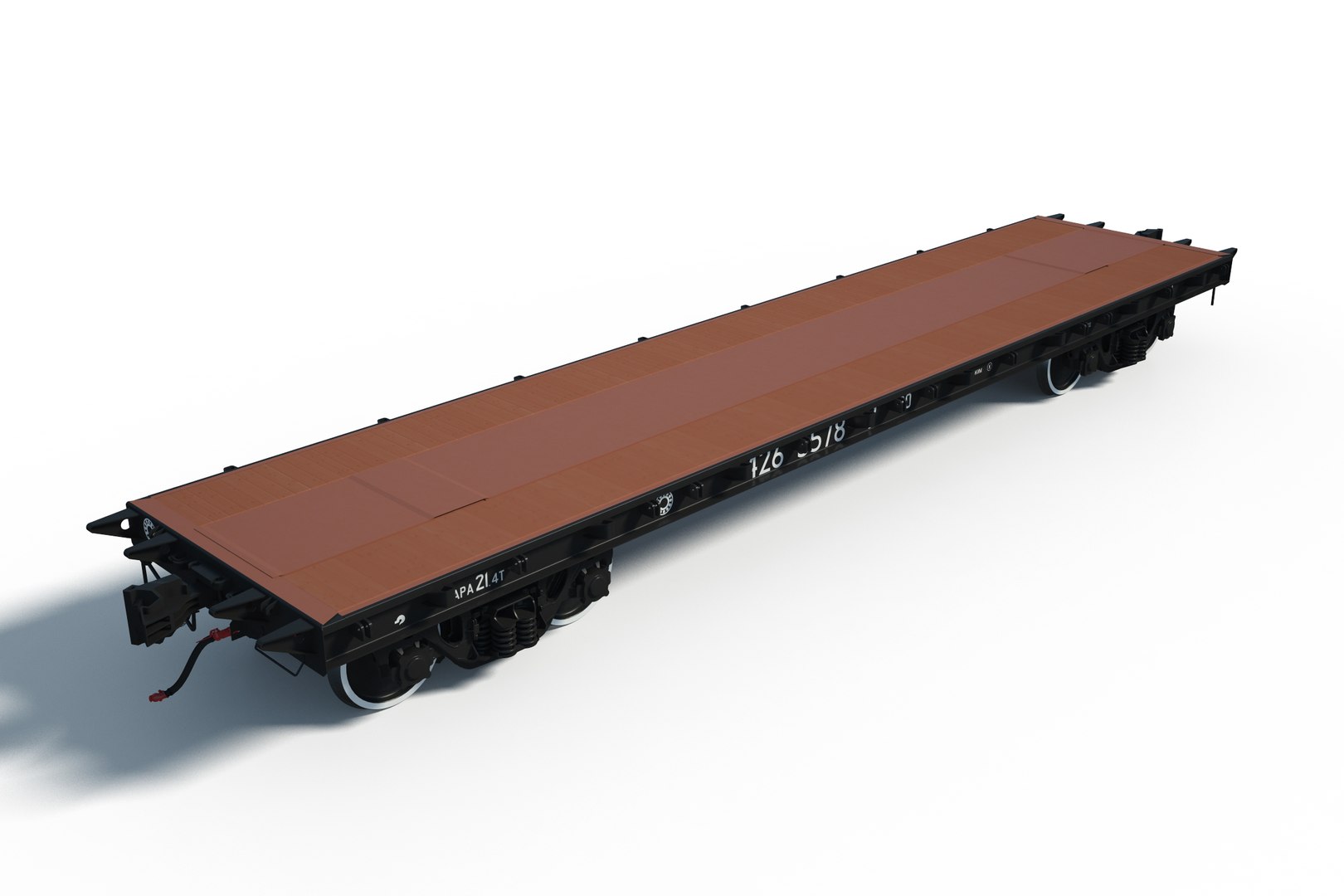 Train Car Platform Model 13-4012 Model - TurboSquid 1722682