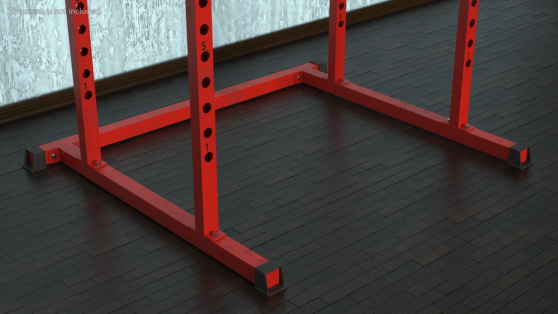 3D Power Rack Red - TurboSquid 1820913