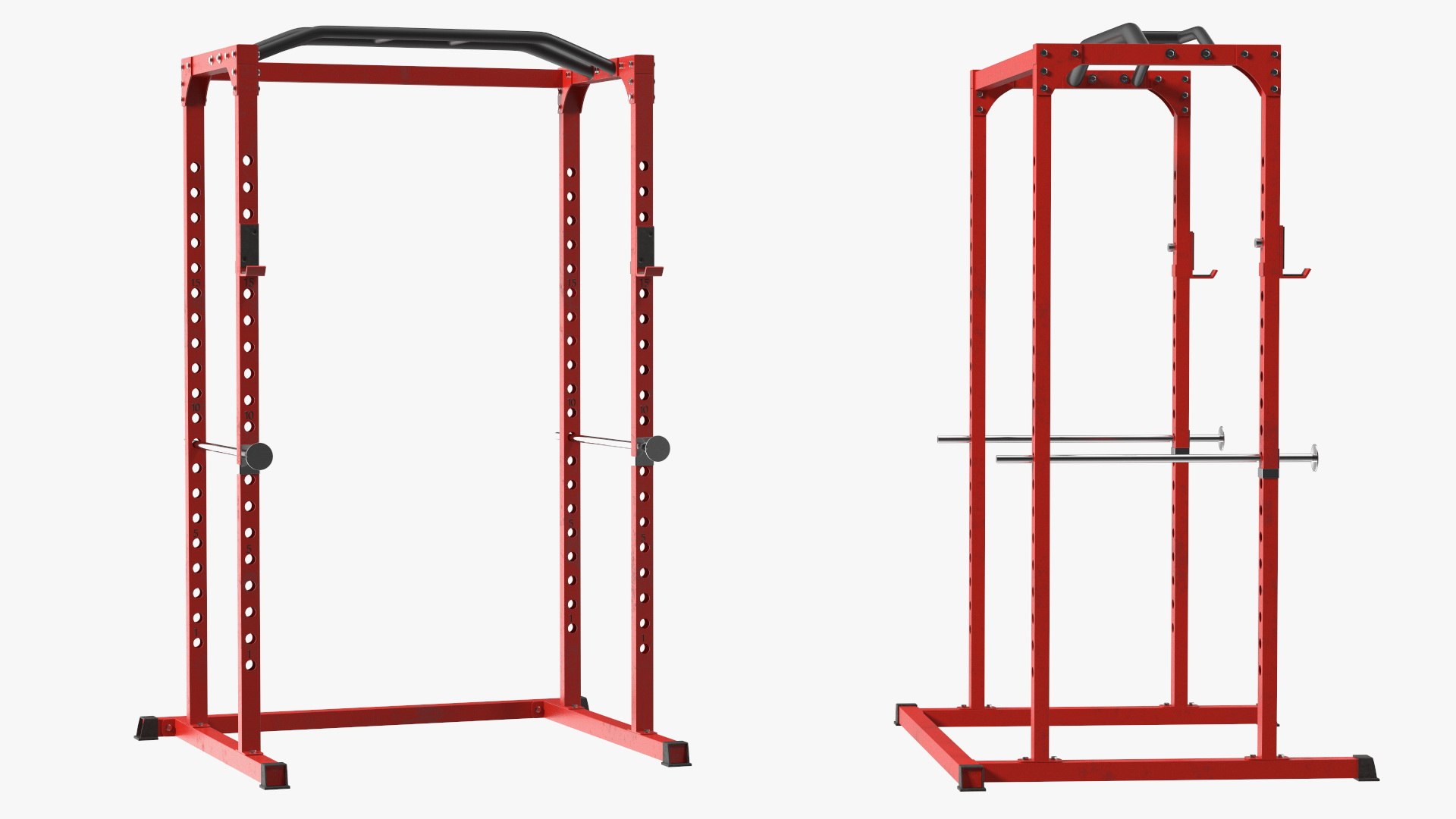 3D Power Rack Red - TurboSquid 1820913
