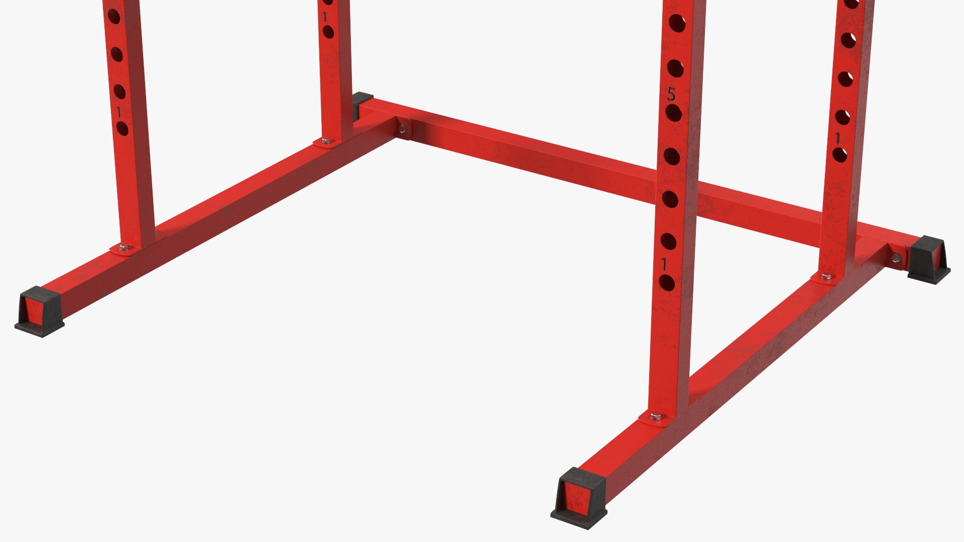 3D Power Rack Red - TurboSquid 1820913